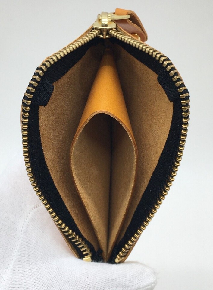 Tochigi Leather Coin Mini Wallet Men Women Made in Japan Full Vegetable ...