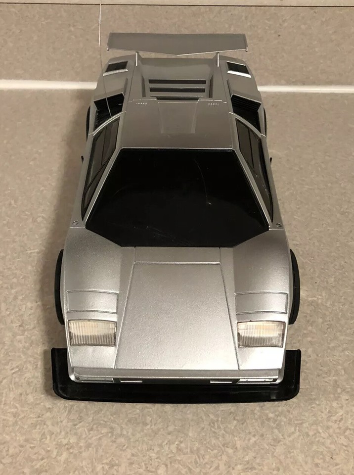 Tyco Lamborghini Countach Silver 9.6V 9.6 V RC Twin Turbo R/C 27 MHz | eBay