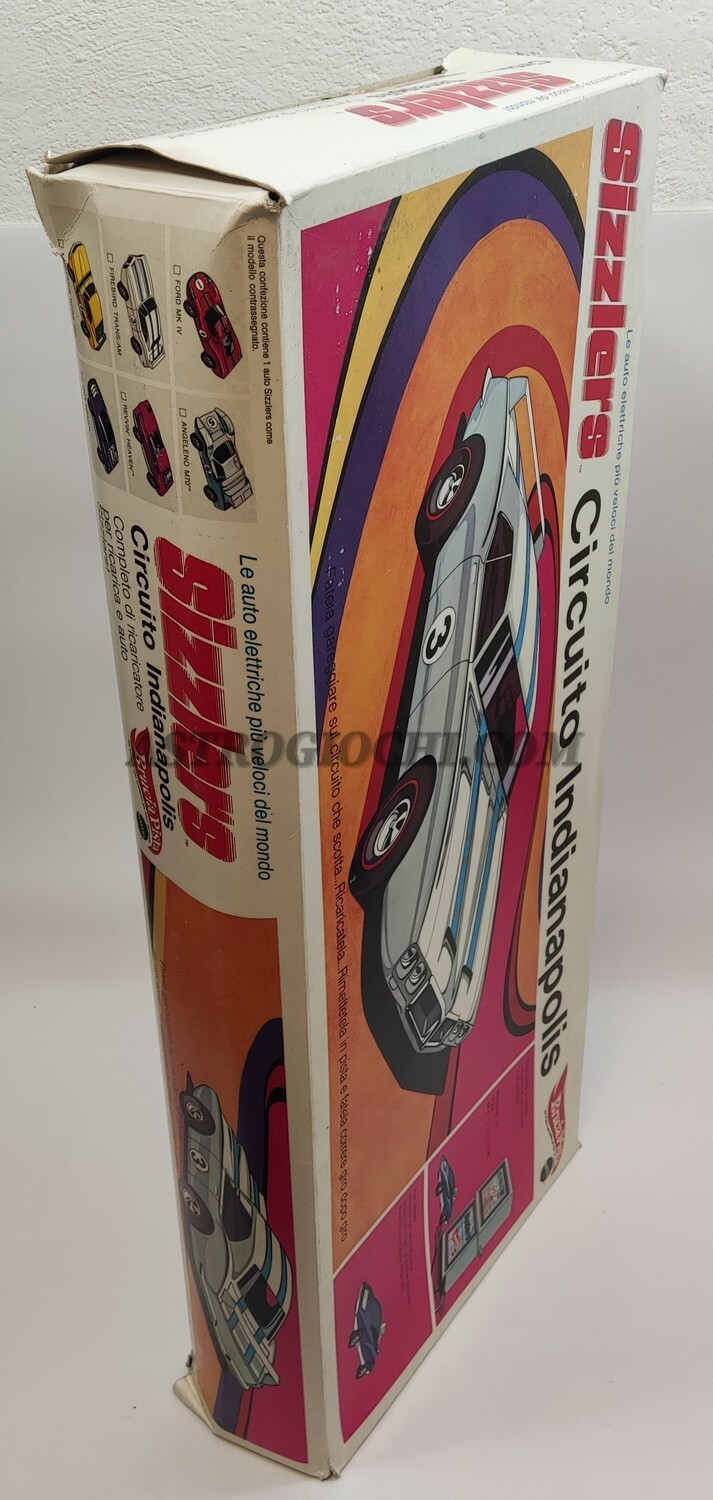 HOT WHEELS SIZZLERS INDIANAPOLIS + CAR MATTEL VINTAGE 1969 NEW IN BOX ...