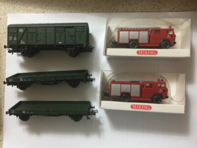 Lima Limited edition made in Italy HO Fire Engine cars carriages new in ...
