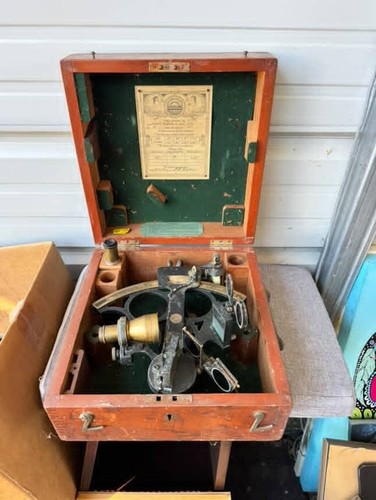 Husun Sextant 1943 World War II Military Navigation | eBay