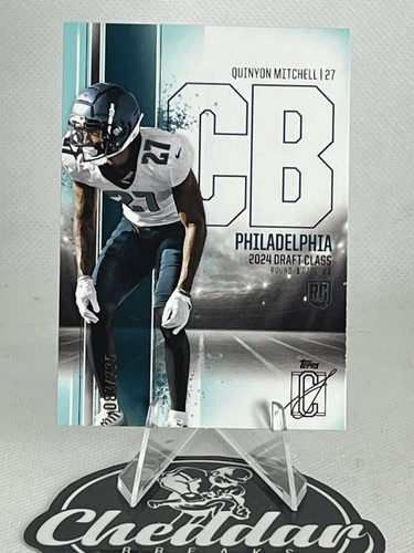 2024 Topps Signature Class Quinyon Mitchell #165 Teal /225 🦅 Eagles | eBay