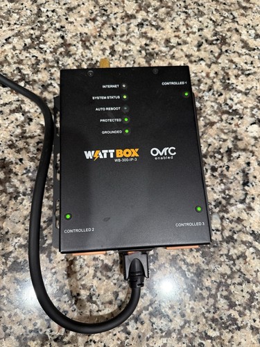 Wattbox WB-300-IP-3 3 outlet surge protector with OVRC remote ...