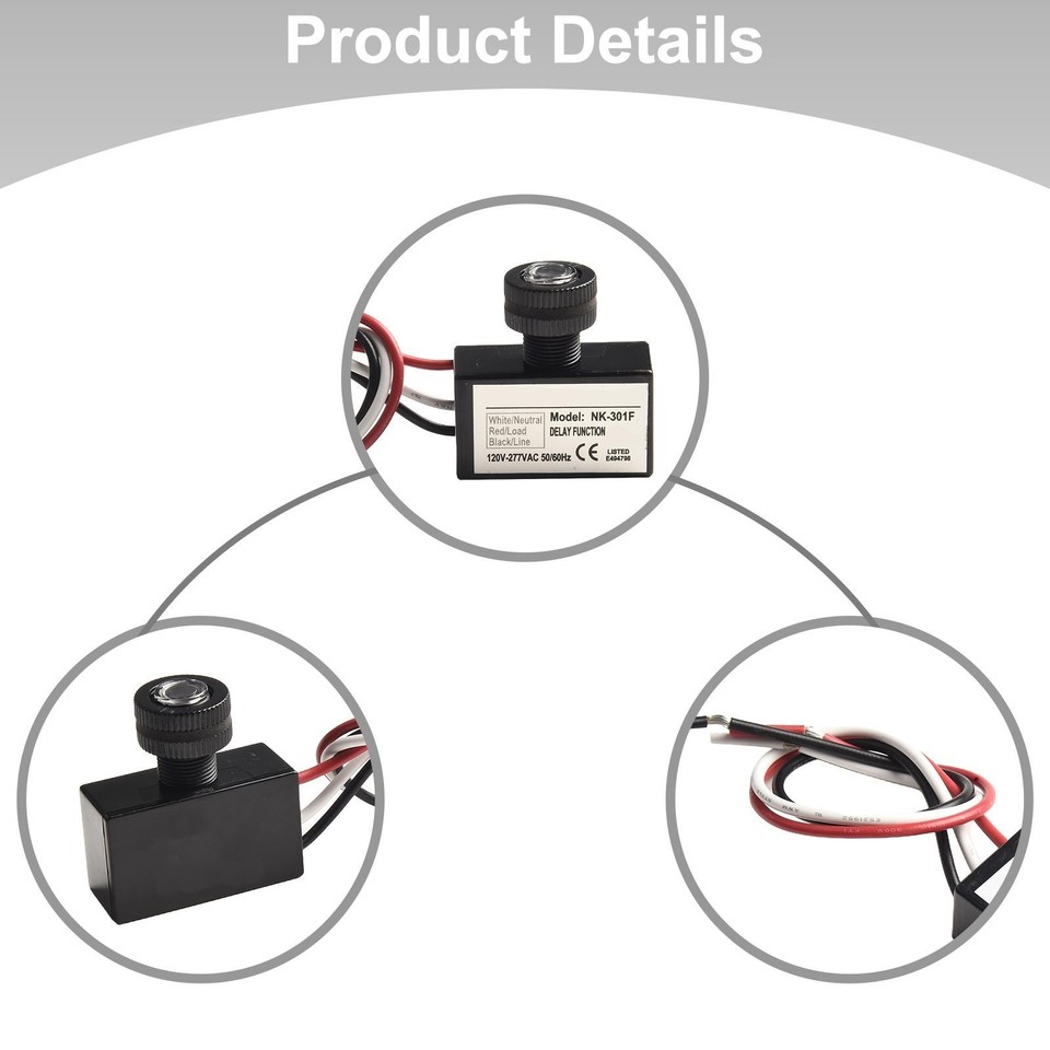 Photoelectric Switch Photocell For Outdoor Lighting AC 80V~277V Rated ...