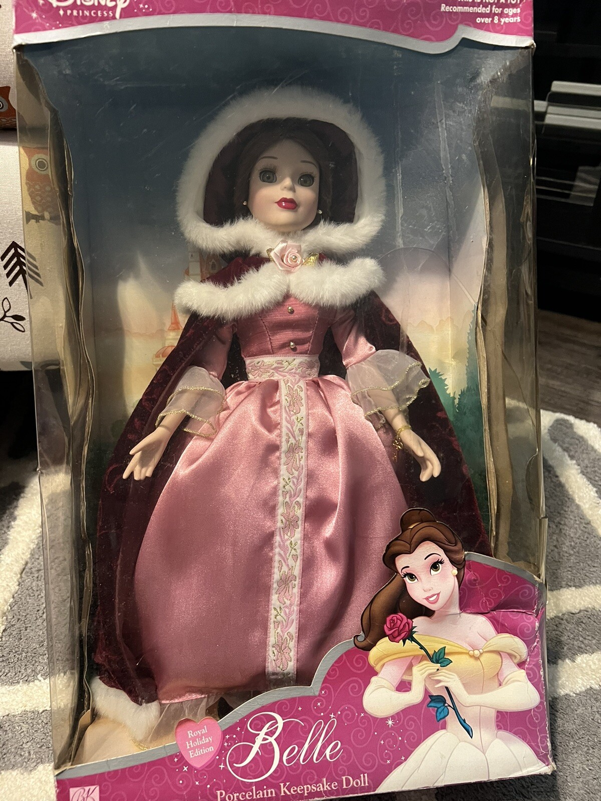 Disney 2003 Brass Key Keepsakes Disney Princess "Belle" Porcelain Doll ...