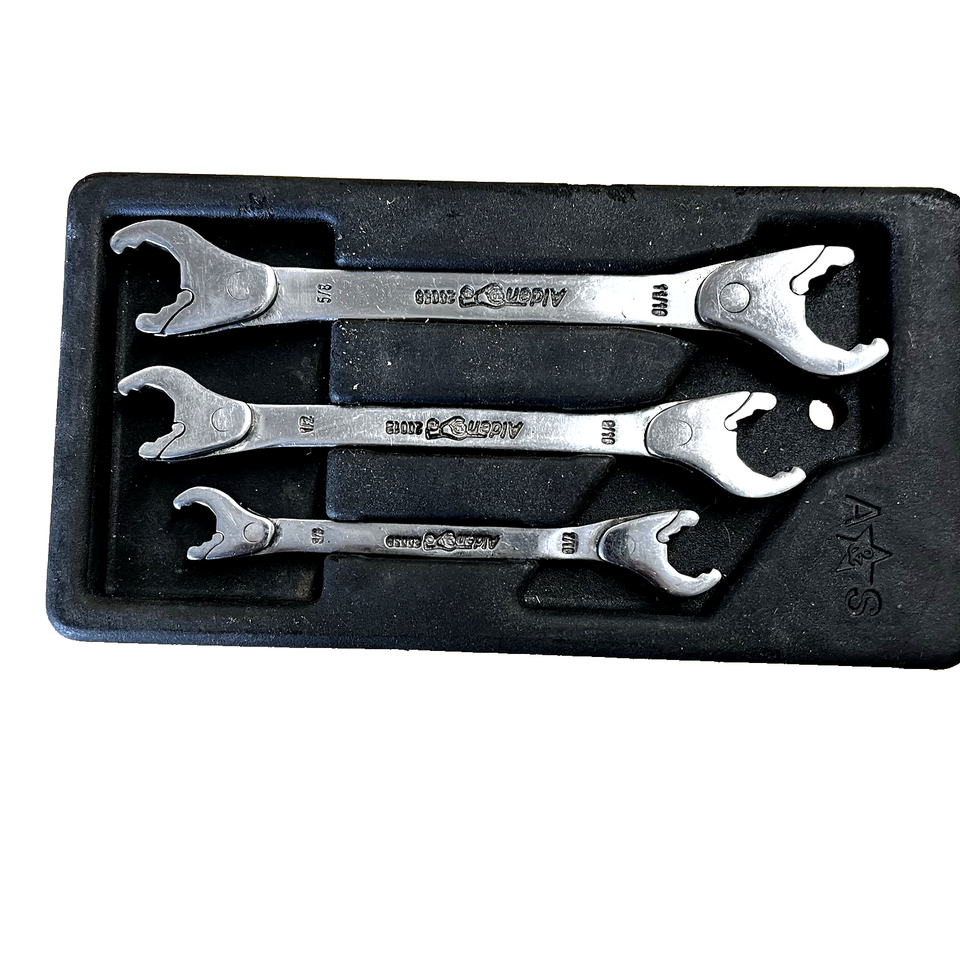 Alden open-end ratchet wrench metric set three piece | eBay