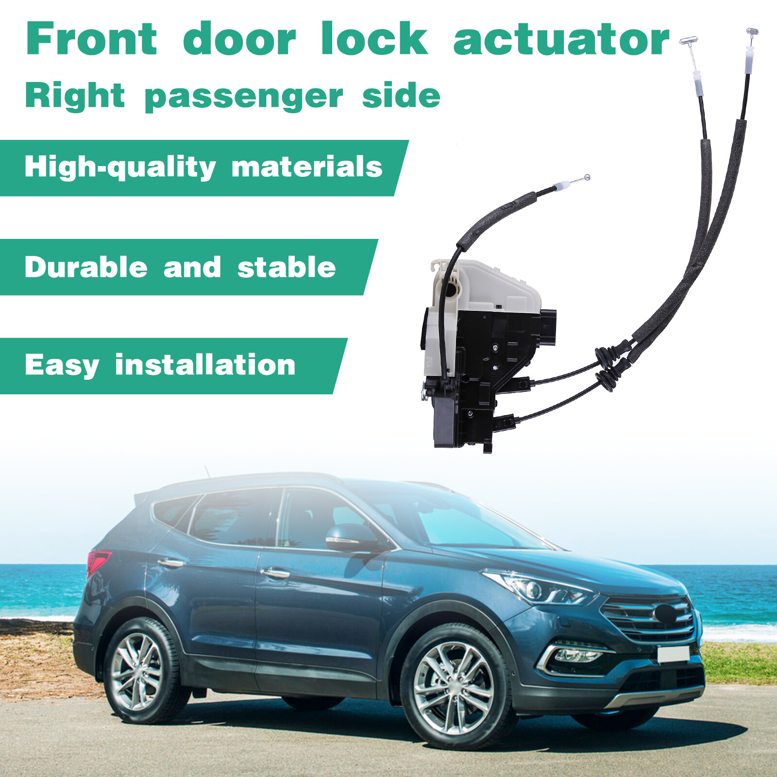 81320-2W010 Front Right Passenger Door Lock Actuator For Hyundai Santa ...