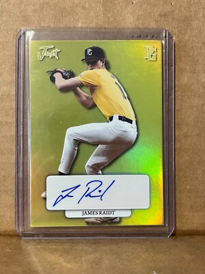 JAMES RAIDT 2022 LEAF PERFECT GAME NS JUST MINORS AUTO /7 GA-JR1 | eBay