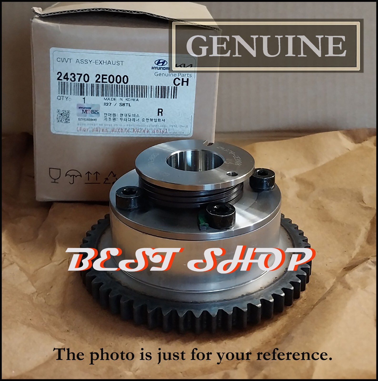 Kia HYUNDAI Exhaust Camshaft Gear 24370-2g750 - OEM Genuine for sale ...