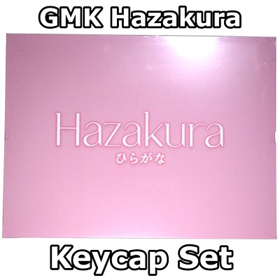 GMK Hazakura - SEALED Base Hiragana Keycaps - Double Shot Keycaps For ...
