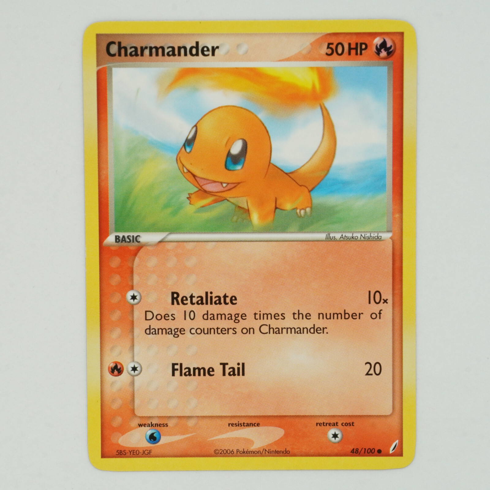 Charmander 48/100 Common Ex Crystal Guardians Pokemon Card | eBay
