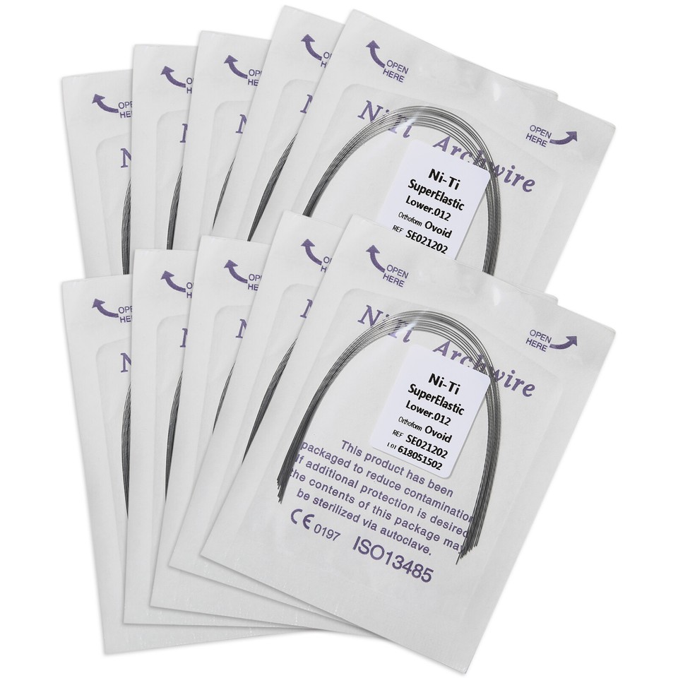 Dental Super Elastic Niti Round Arch Wires Arch Wire for Bracket Braces ...