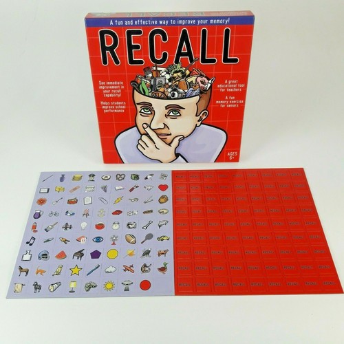 Recall Board Game Memory Improvement Tile Educational Classroom Seniors ...