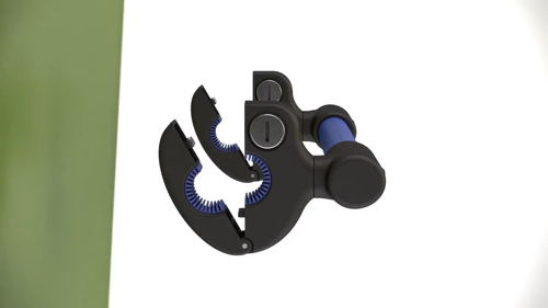 Bin Clamp, with built in wall/fence bracket LOCK on or SNAP on | eBay UK