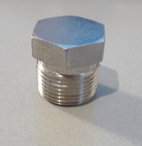STAINLESS STEEL SANITARY FITTING ADAPTER MALE PLUG 3/4" MALE NPT | eBay