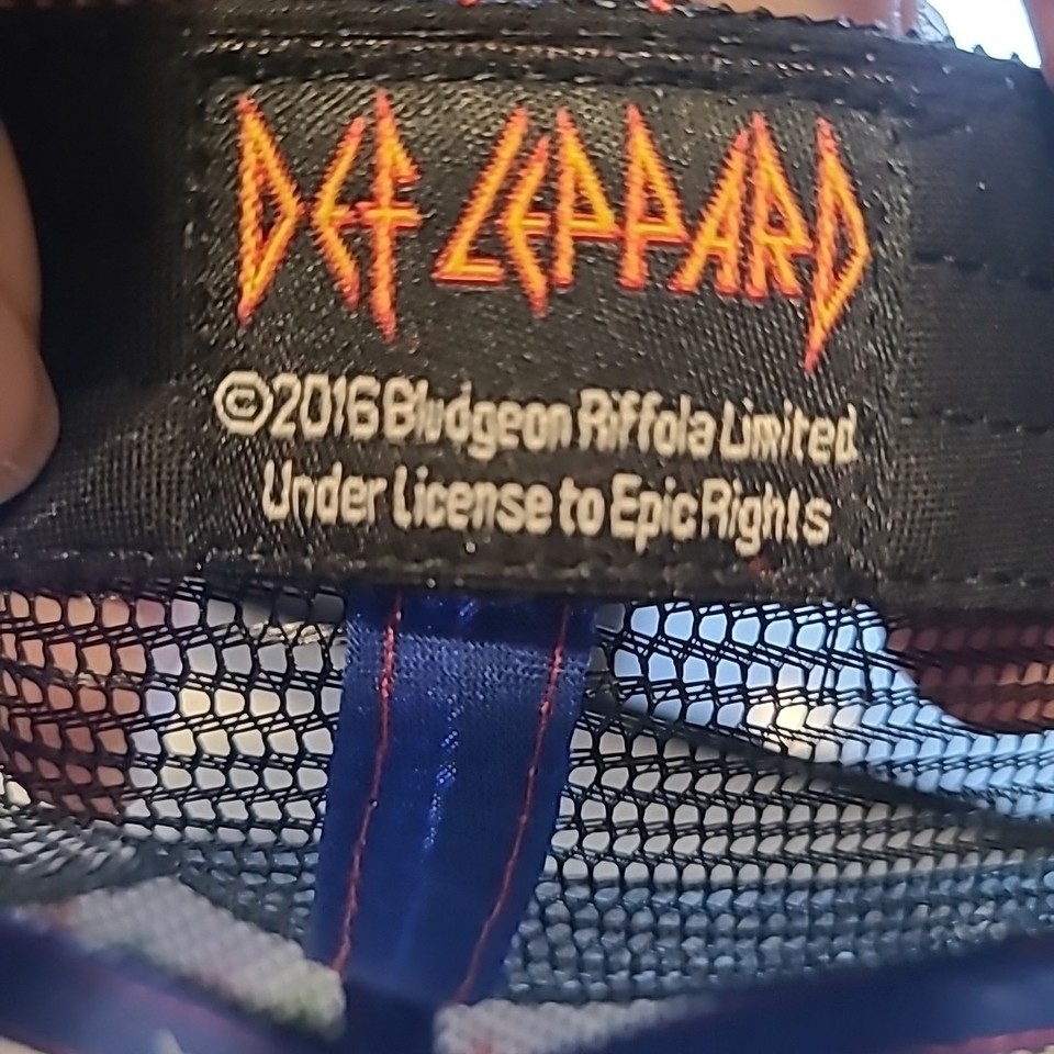Def Leppard Trucker Hat, Mesh Cap, Snap-back style 2016 Bludgeon ...