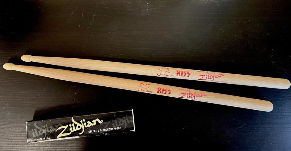 KISS Eric Singer Drum Sticks-1990s Artist Series | eBay