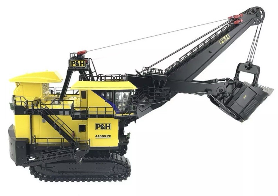 P&H 4100XPC Mining Shovel - 1/87 - Weiss Bros Diecast new in box ready ...