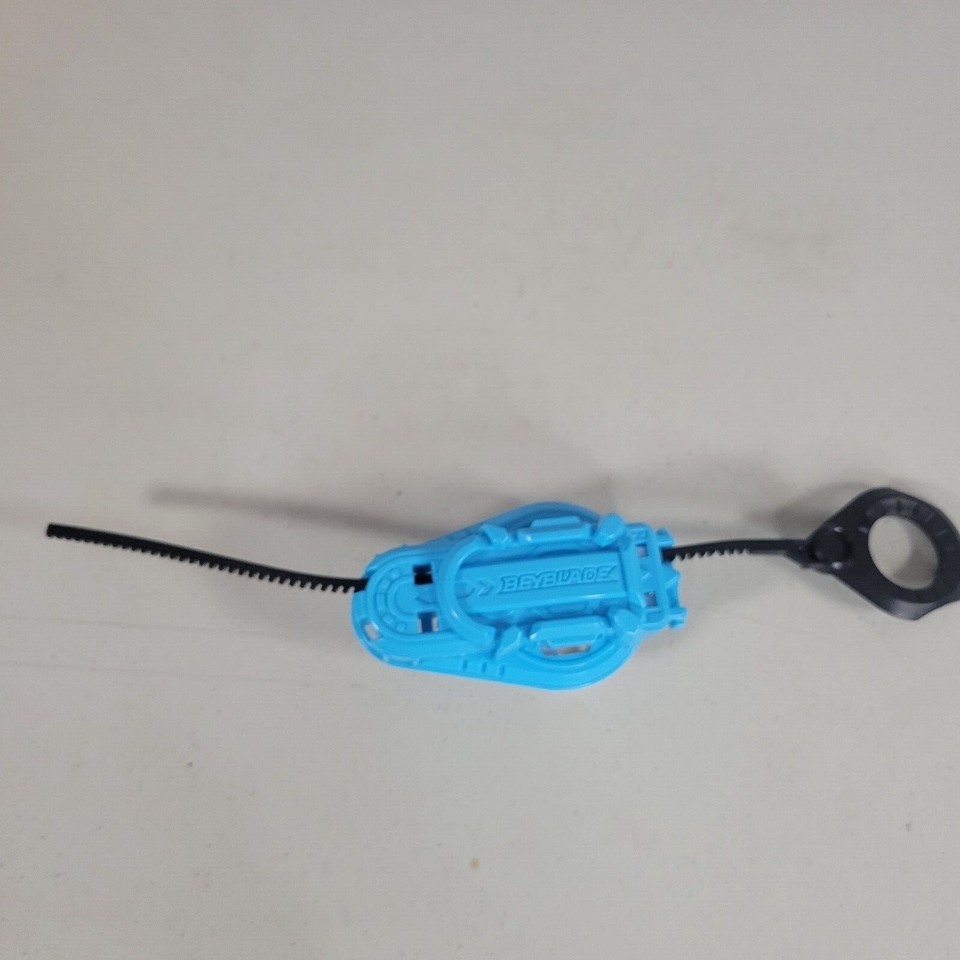 Beyblade Burst Turbo Launcher & Ripcord Lot – Blue & White – Authentic ...