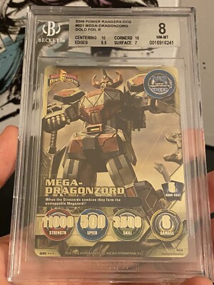 Megazord (#021) GOLD FOIL - 2008 Power Rangers Collectible Card Game ...