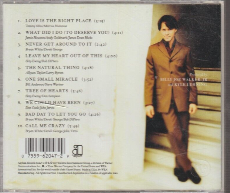 Bryan White The Right Place CD Bryan White 75596204729| eBay