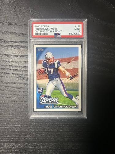 Rob Gronkowski 2010 Topps Rookie #148 RC PSA 9 Mint | eBay