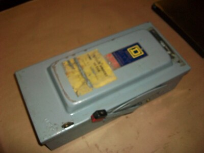 Square D Heavy Duty Safety Switch H362 60A USED | eBay