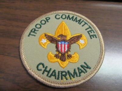Troop Committee Chairman Patch 1989 Revision | eBay