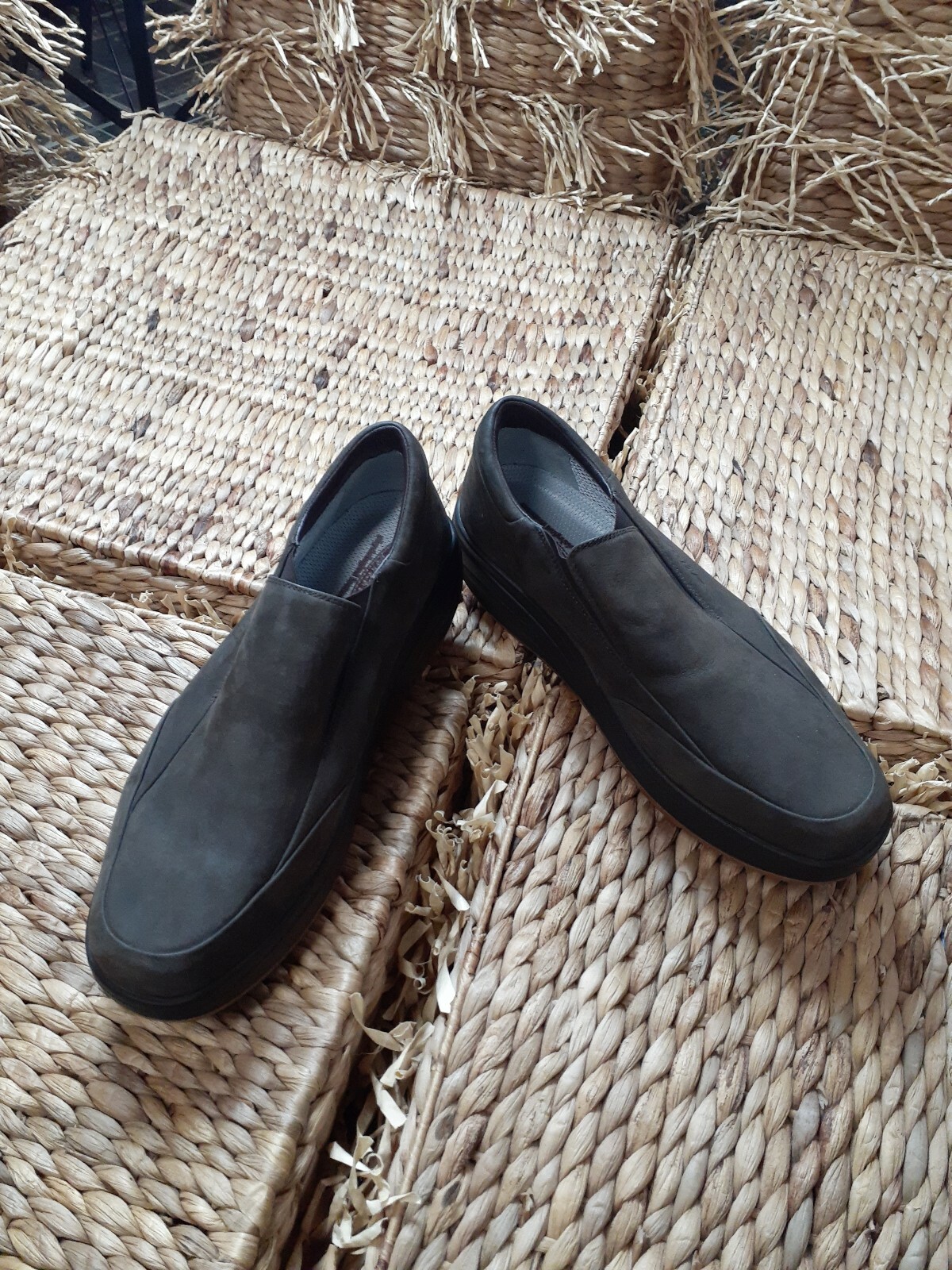 Mens MBT Lofa Slip on Loafers Shoes Sz 10 M Brown Suede 400098-04 for ...
