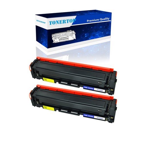 2 Pack Toner CF400A 201A Black For HP Laserjet M252dw M277dw M252 M252n ...