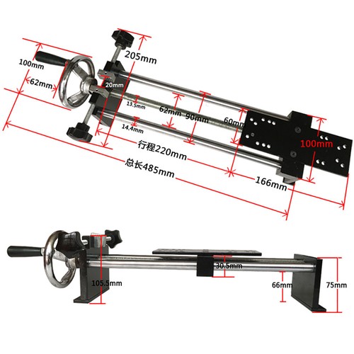 Manual Horizontal Force Gauge Test Stand Push-pull Force Meter HLA ...
