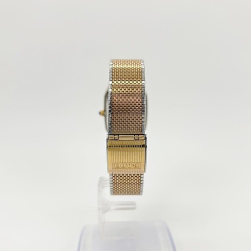 RADO Diastar Quartz 110.9509.3 Gold Dial Square Watch Swiss Made Used ...