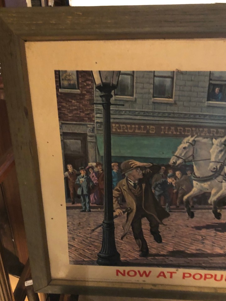 RARE vintage Pabst blue ribbon sign, Now at popular prices, framed 39 x ...