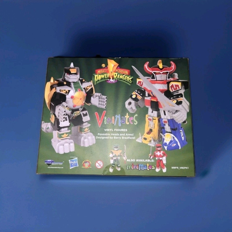Dragonzord and Megazord Mighty Morphin Power Rangers Vinimates 2 Pack ...