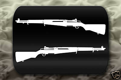 M1 Garand Gun Decal Stickers 30-06 Caliber Semi-Automatic Rifle World ...