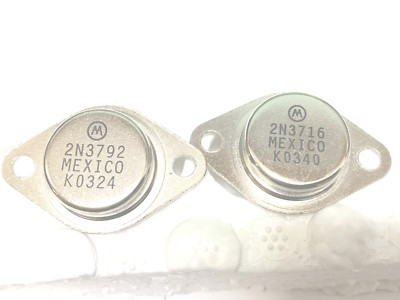 2N3716 + 2N3792 MOTOROLA NPN + PNP BJT TO-3 | eBay