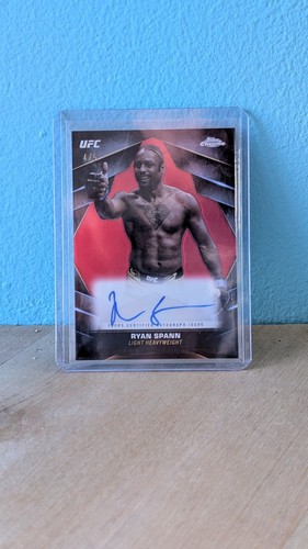 Ryan Spann RED Auto #/5 - 2024 Topps UFC Chrome - CVA-RSP Veteran ...