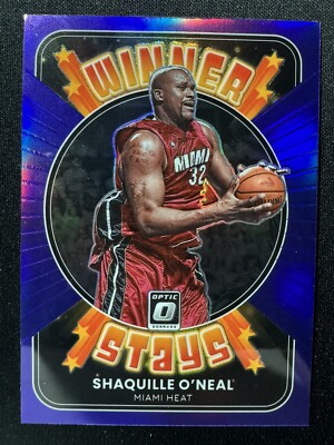 2021-22 Donruss Optic Winner Stays SHAQUILLE O'NEAL Purple Prizm #9 ...
