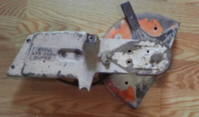 STIHL TS350 SUPER CONCRETE SAW SUPPORT ARM W/BELT & BLADE GUARD 10" BOX ...