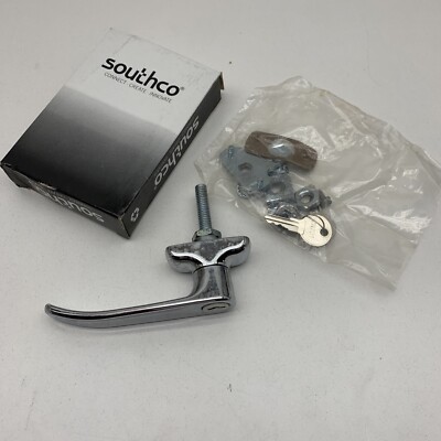 Southco 92-41-121 Cam Latch L-Handle, Turn Clockwise to Latch, Key ...