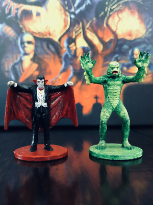 Horrified Game Custom *PAINTED Creature Black Lagoon + Dracula Mini ...
