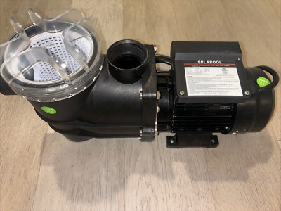 Splapool Listed Swimming Pool And Spa Pump Model 72713 Volt 115 Hmax 8 ...