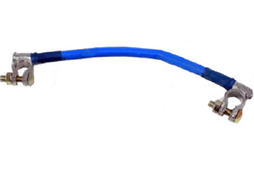 Heavy Duty Battery Joining Cable, 2 B&S Blue (34 sq mm), Length: 46cm ...