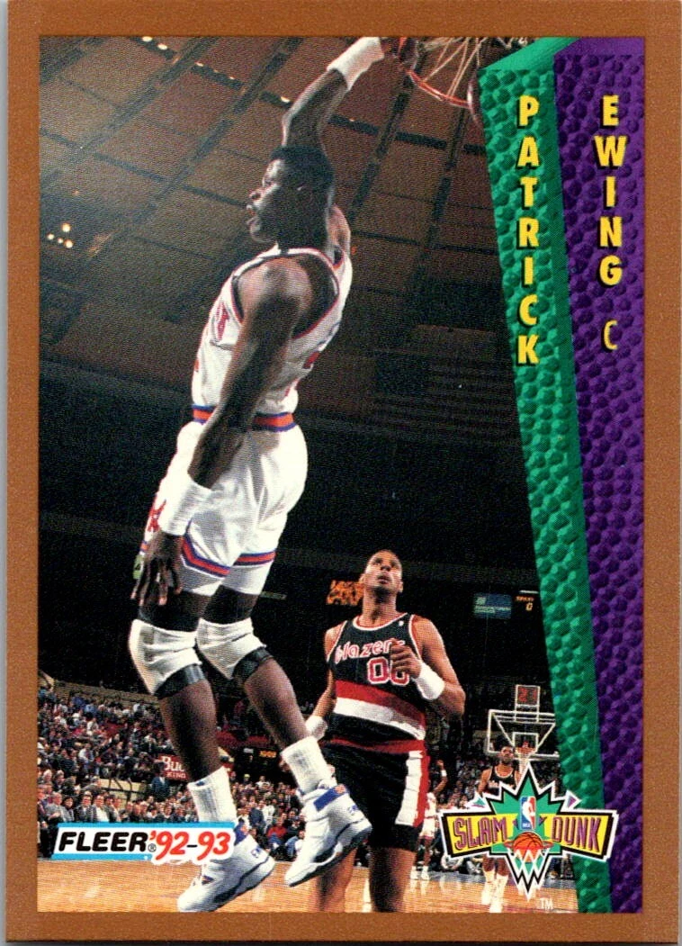 Patrick Ewing Knicks Dunk