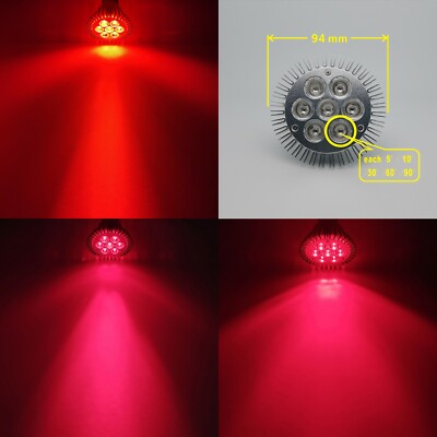 21W 730nm 660nm 670nm Red PAR30 LED Lamp Spot Light Bulb Therapy Plant ...
