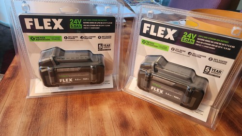 2x Brand New Flex FX0121-1 24V 5.0Ah Lithium-Ion Power Tools Battery | eBay
