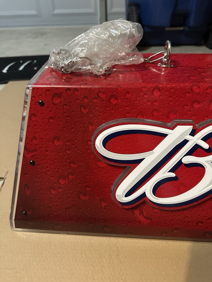 Vintage Budweiser Pool Table Light Bar Anheuser Busch Beer Brand New 40 ...