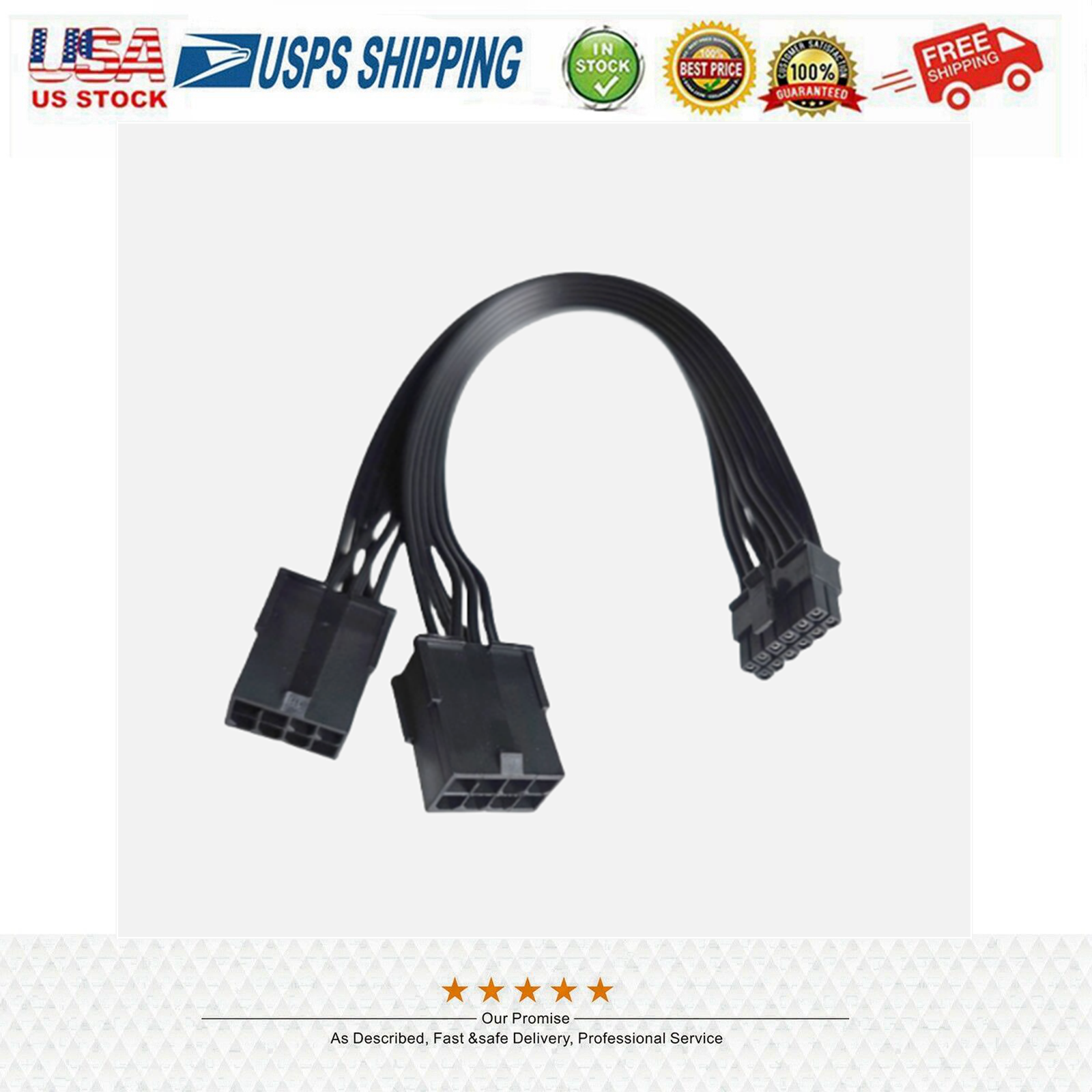 2x8 Pin to 12Pin GPU Power Adapter Cable for NVIDIA RTX 3060ti 3070 ...
