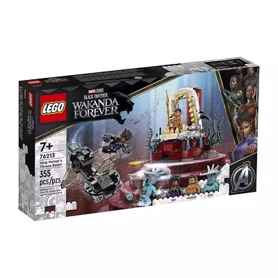 76213 KING NAMOR'S THRONE ROOM lego NEW legos set BLACK PANTHER 2 shuri ...