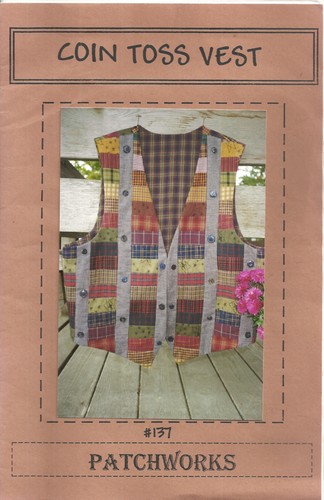 PATCHWORKS #137 COIN TOSS VEST SEWING PATTERN | eBay